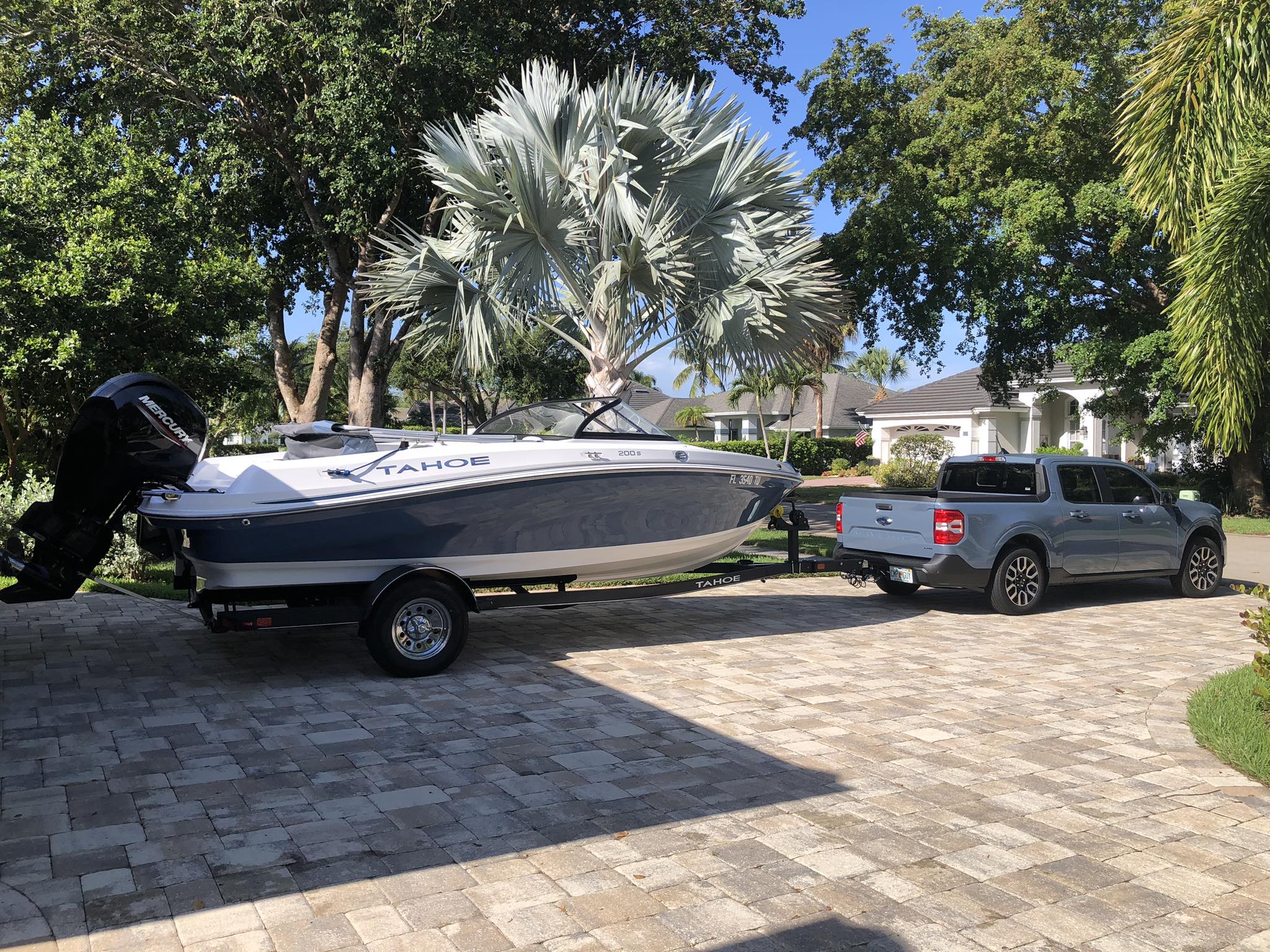 My great boat towing experience with AWD Maverick EcoBoost 4K tow ...