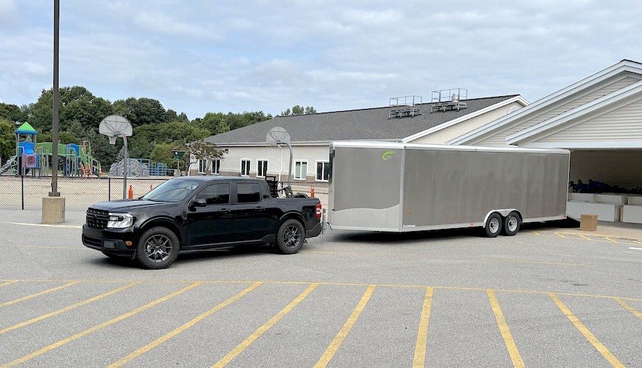 Towing largest load but not heaviest (600lbs tools + 5 adults ...