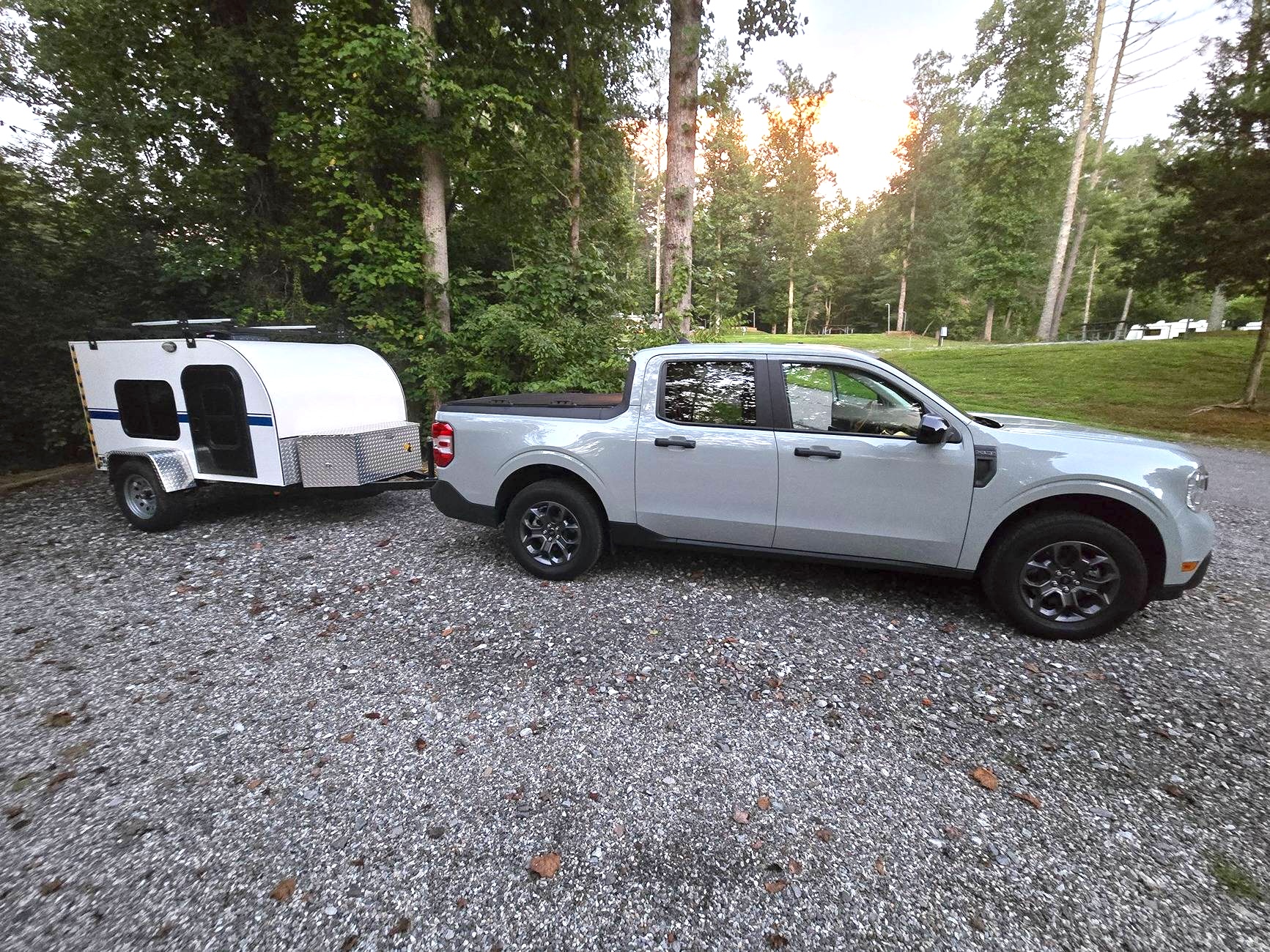 My first camper trailer tow (with Maverick Hybrid) | MaverickTruckClub ...