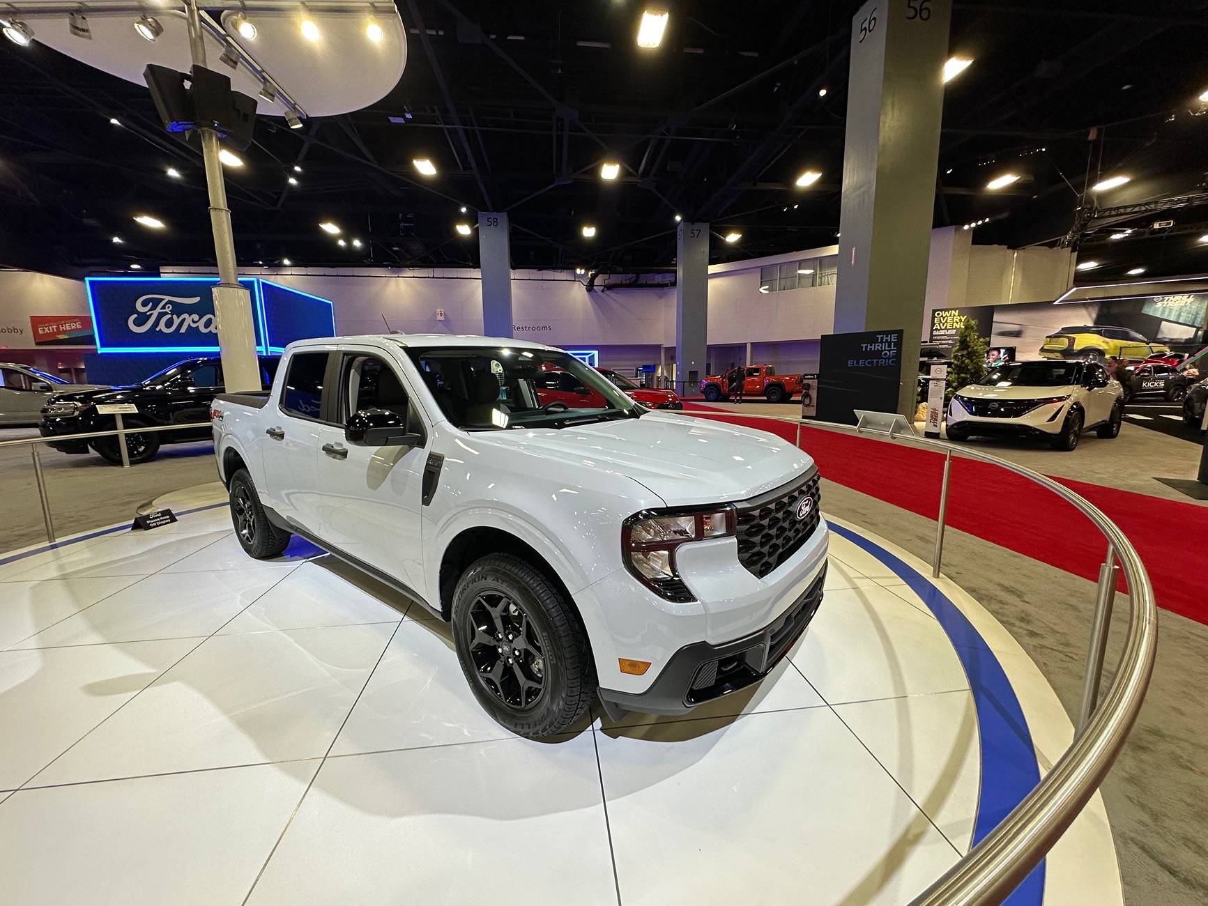 Space White 2025 Maverick at the Miami International Auto Show ...