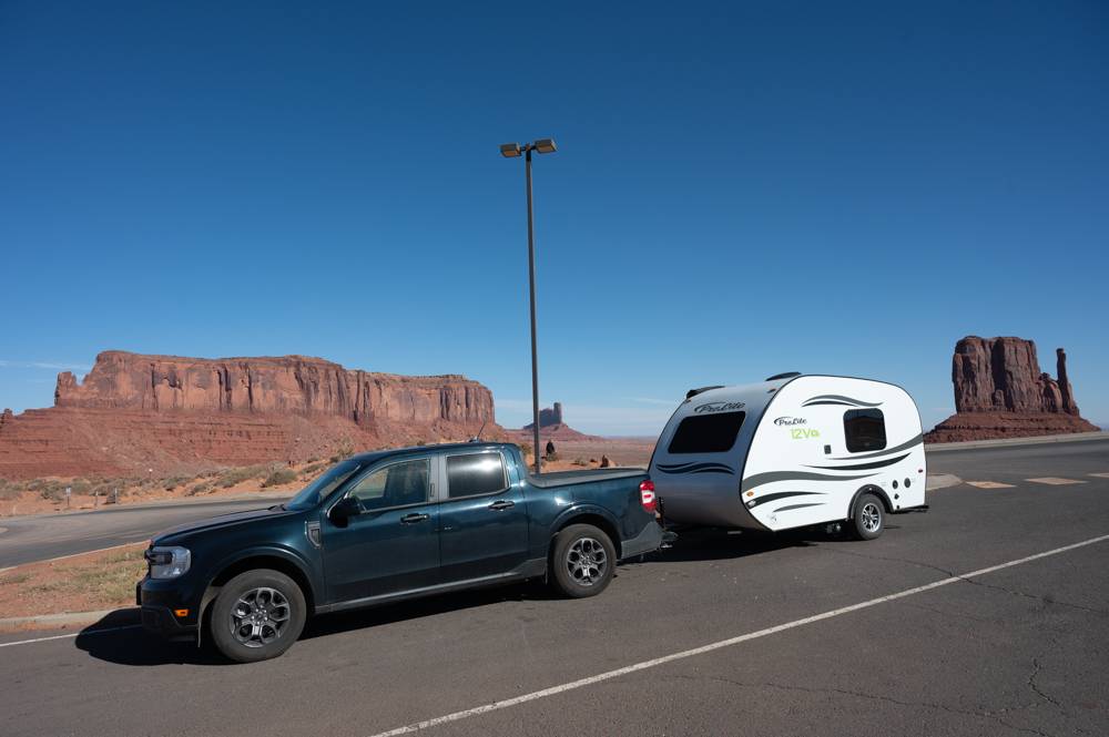 Cross Country Hybrid Towing Experience (1100 lbs trailer ...