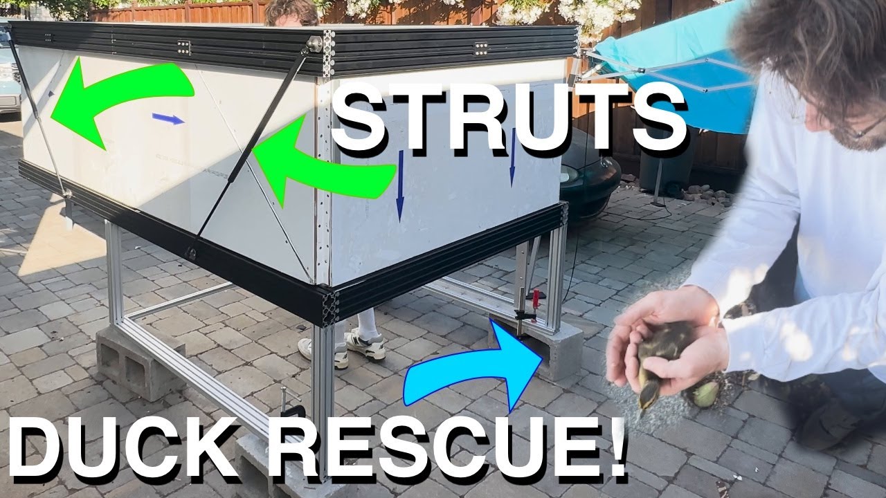 My DIY Maverick camper pops up and down now! So close to getting it on ...