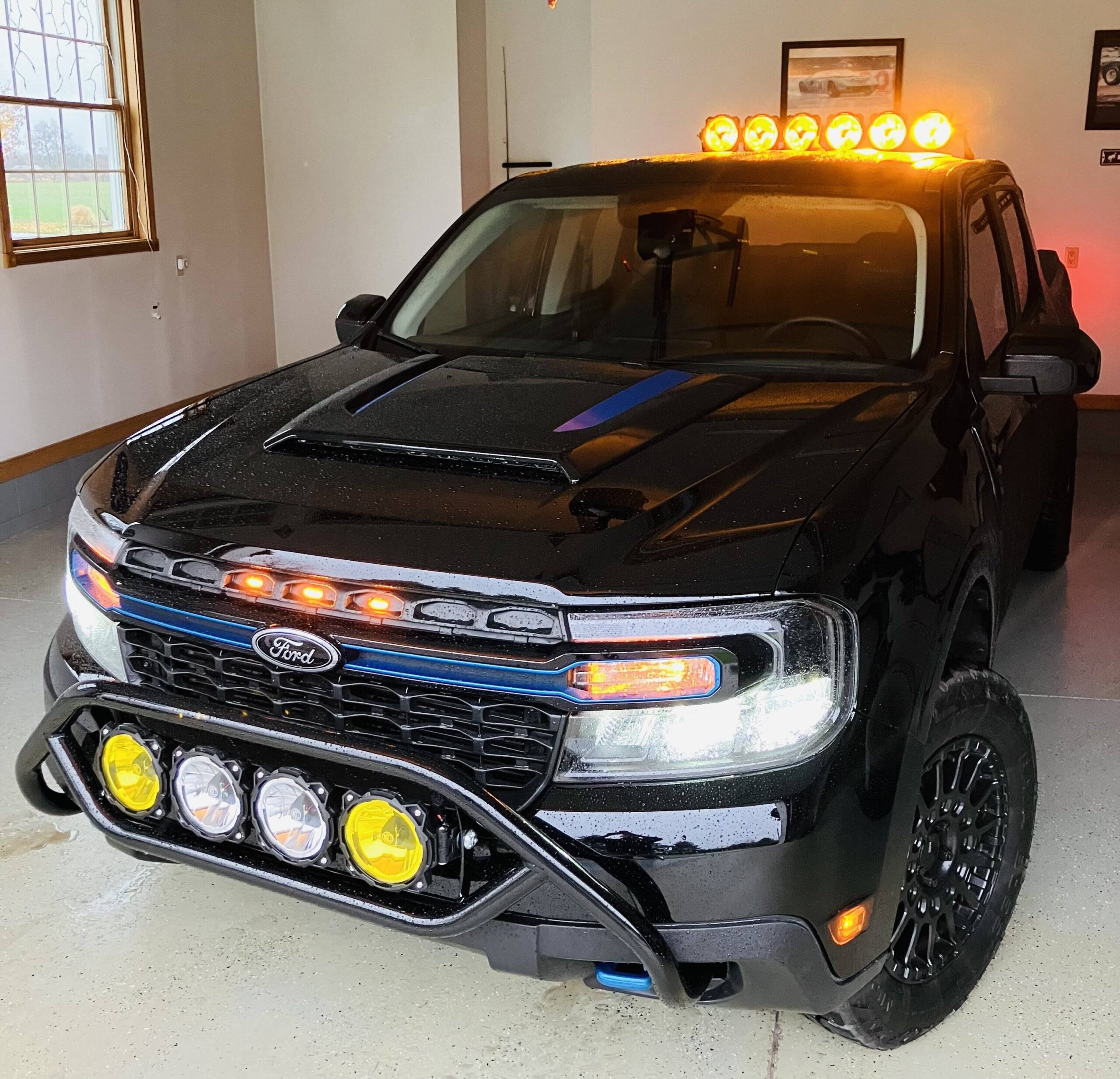 Added KC Gravity Titan lights to my chase rack. | MaverickTruckClub ...