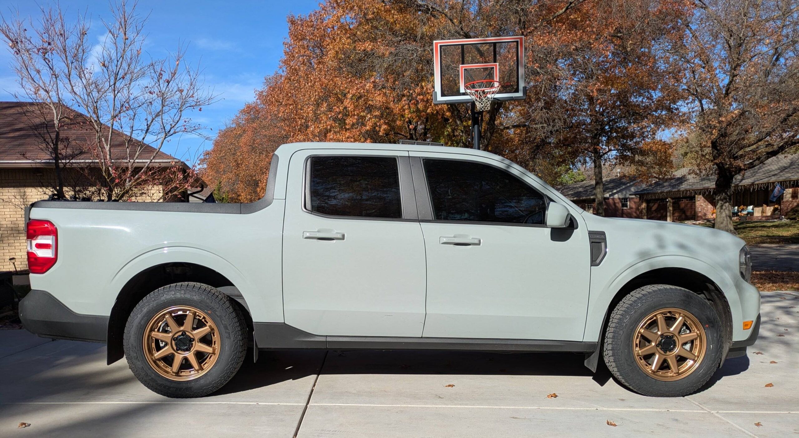 Cactus Gray Maverick + Bronze Raceline Scout 17x8 ET35 + Falken ...