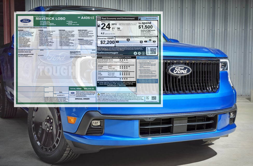 Lobo Maverick Window Sticker! | MaverickTruckClub - 2022+ Ford Maverick ...