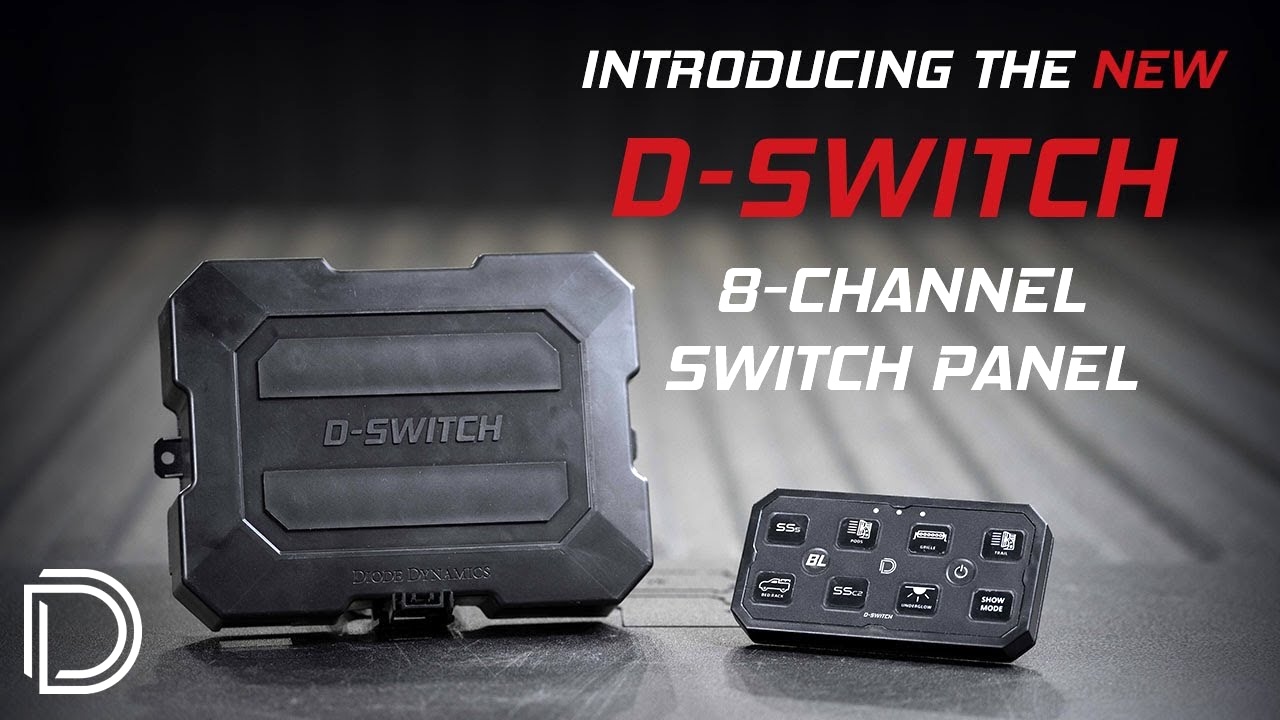 Meet the D-Switch 8-Channel Switch Panel—Full Command at Your Fingertips | Diode Dynamics ...
