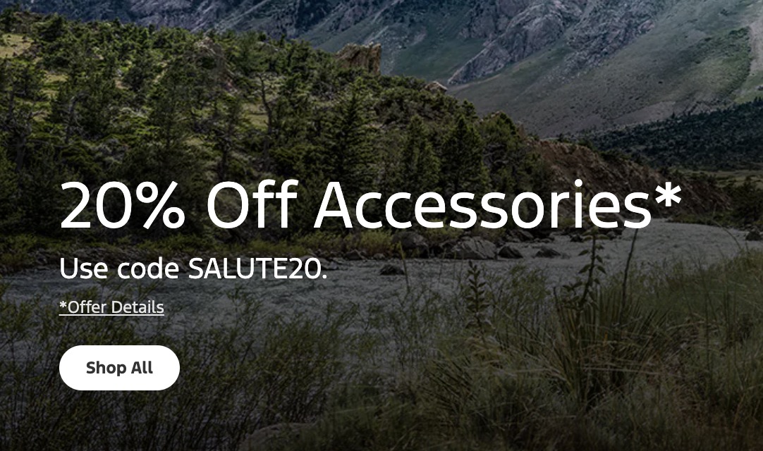 20% off discount code for Ford Accessories: SALUTE20 ...