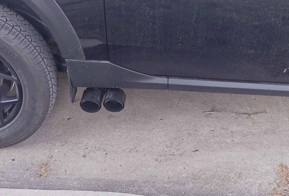 Side exit exhaust #2 DIY'd.... Nailed it!! (added sound clips videos ...