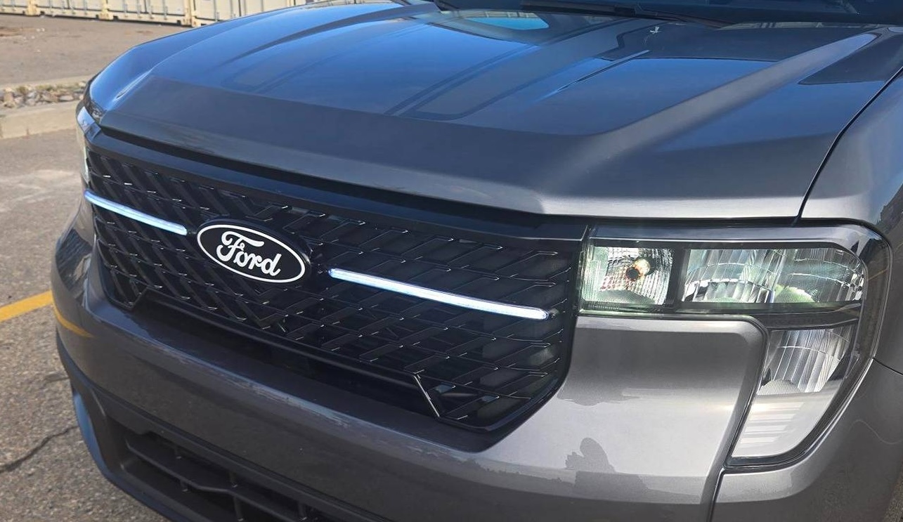 Installed DRL/Signal LED light bars on grille of 2025 Maverick ...