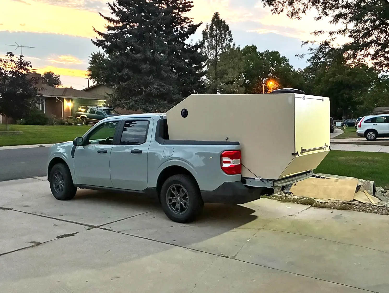 1-person micro camper | MaverickTruckClub - 2022+ Ford Maverick Pickup ...