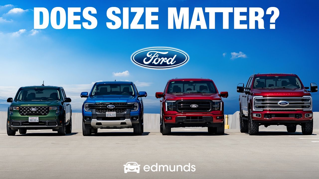 Does Size Matter Comparison: Maverick vs. Ranger, F-150, F-250 ...
